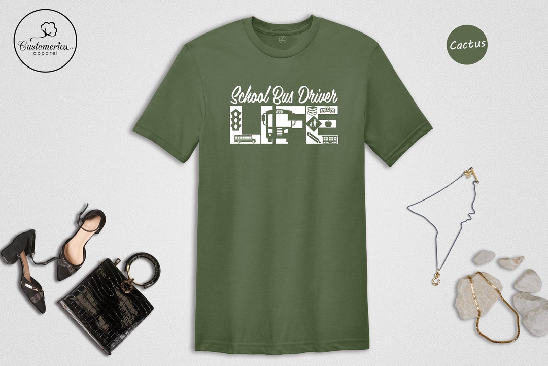 School Bus Driver Shirt, Bus Driver Sweatshirt, Bus Driver Gift, School ...