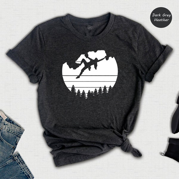 Climbing T Shirt - Etsy