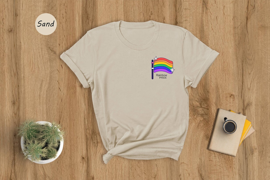 Pocket Rainbow Pride Flag Shirt, Rainbow Pride Shirt, Pride Lgbt Shirt ...