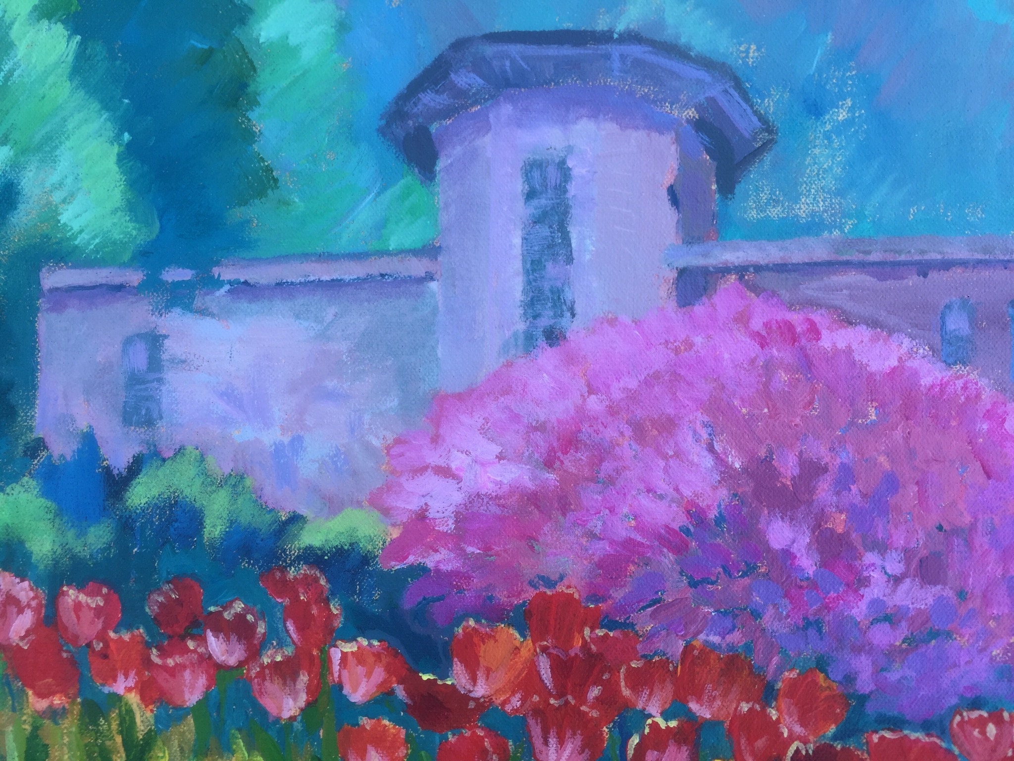 Tulips Garden, Ananda Village, Crystal Hermitage Gardens, Meditation ...