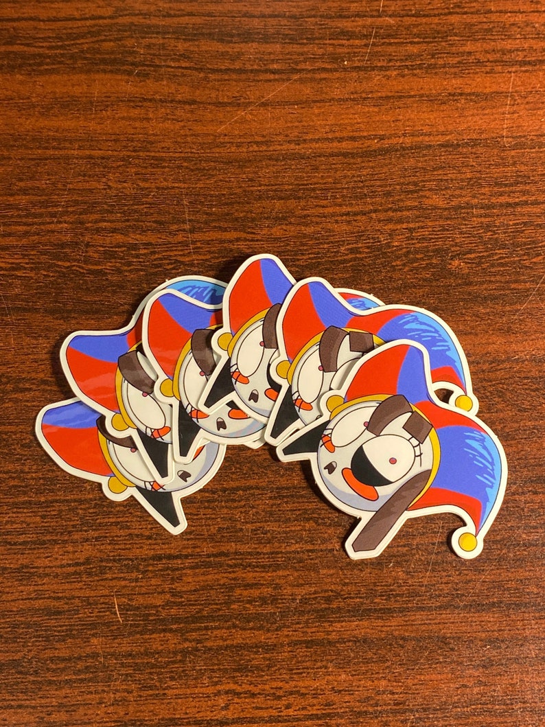The Amazing Digital Circus Pomni Character Vinyl Sticker - Etsy