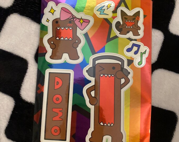 Domo Kun Character Sticker Sheet - Etsy