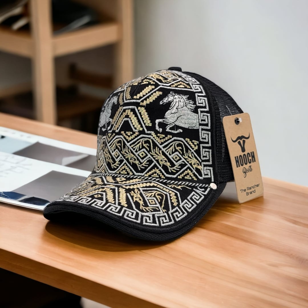 Mens Silver Embroidery Western Hat Gorra Bordada Plata - Etsy