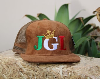 JGL Joaquin Guzman Loera Gorra Snapback Black Flat Bill Cap - Etsy