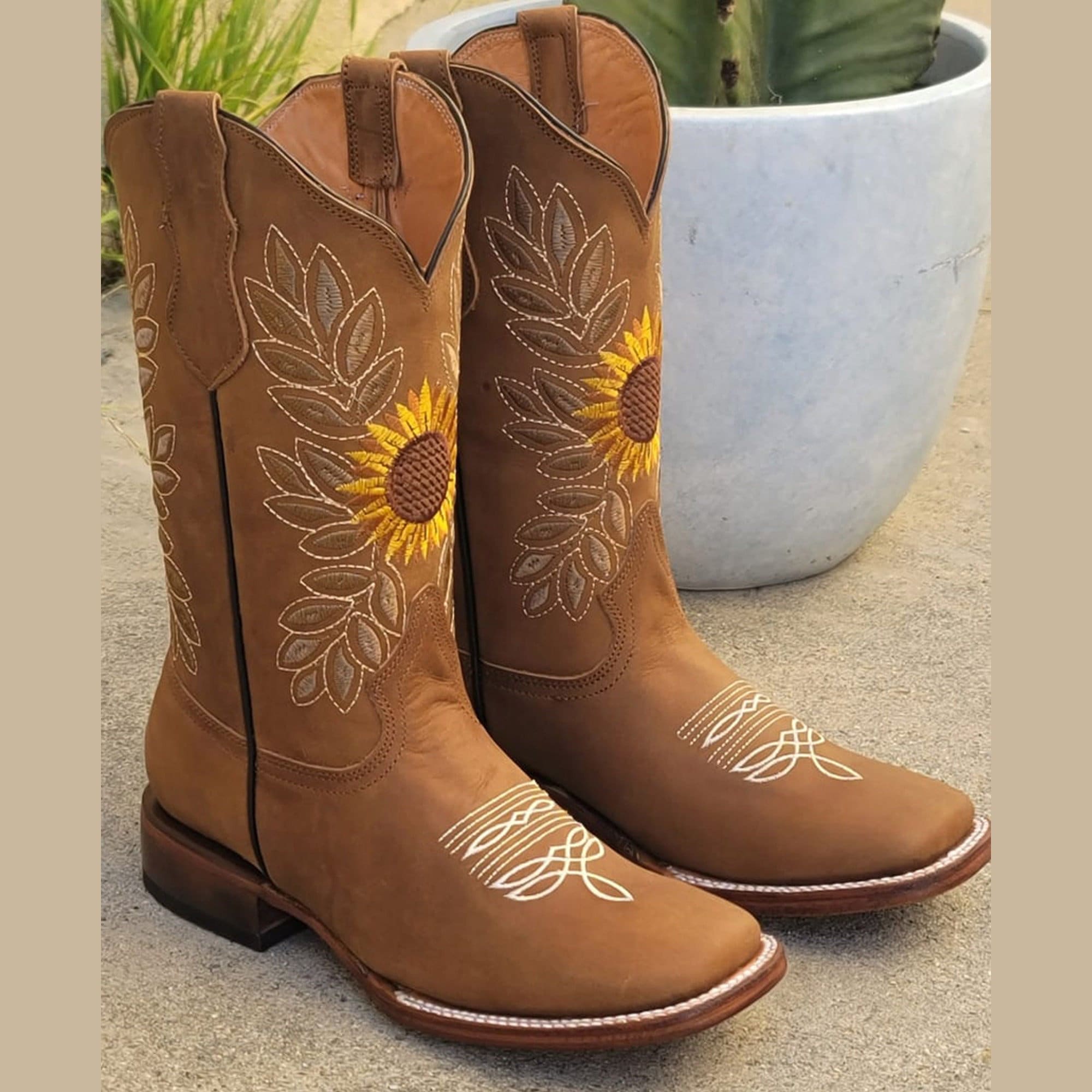 Cute Womens Brown Cowboy Boots