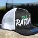 Soy El Raton Snapback Trucker Cap Black & White - Etsy
