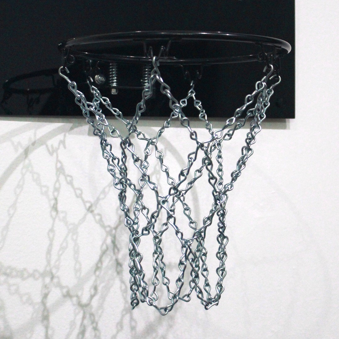 6 Hook Silver Chain Net for Mini Basketball Hoop Chain Net - Etsy