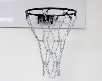 8 Hook Gold Chain Net for Mini Basketball Hoop Chain Net ONLY NO HOOP ...