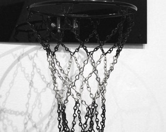 6 Hook Black Chain Net for Mini Basketball Hoop Chain Net | Etsy