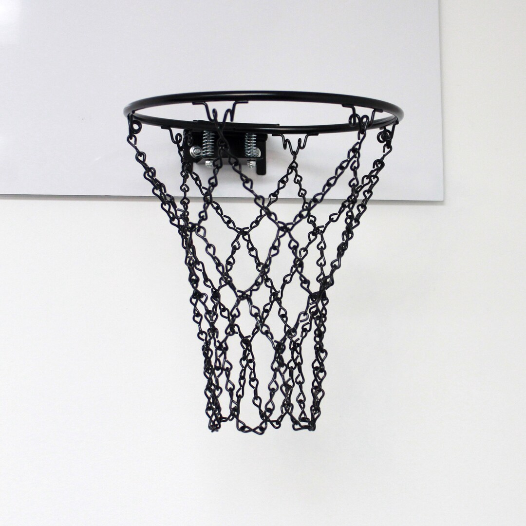 6 Hook Black Chain Net for Mini Basketball Hoop Chain Net ONLY NO HOOP ...