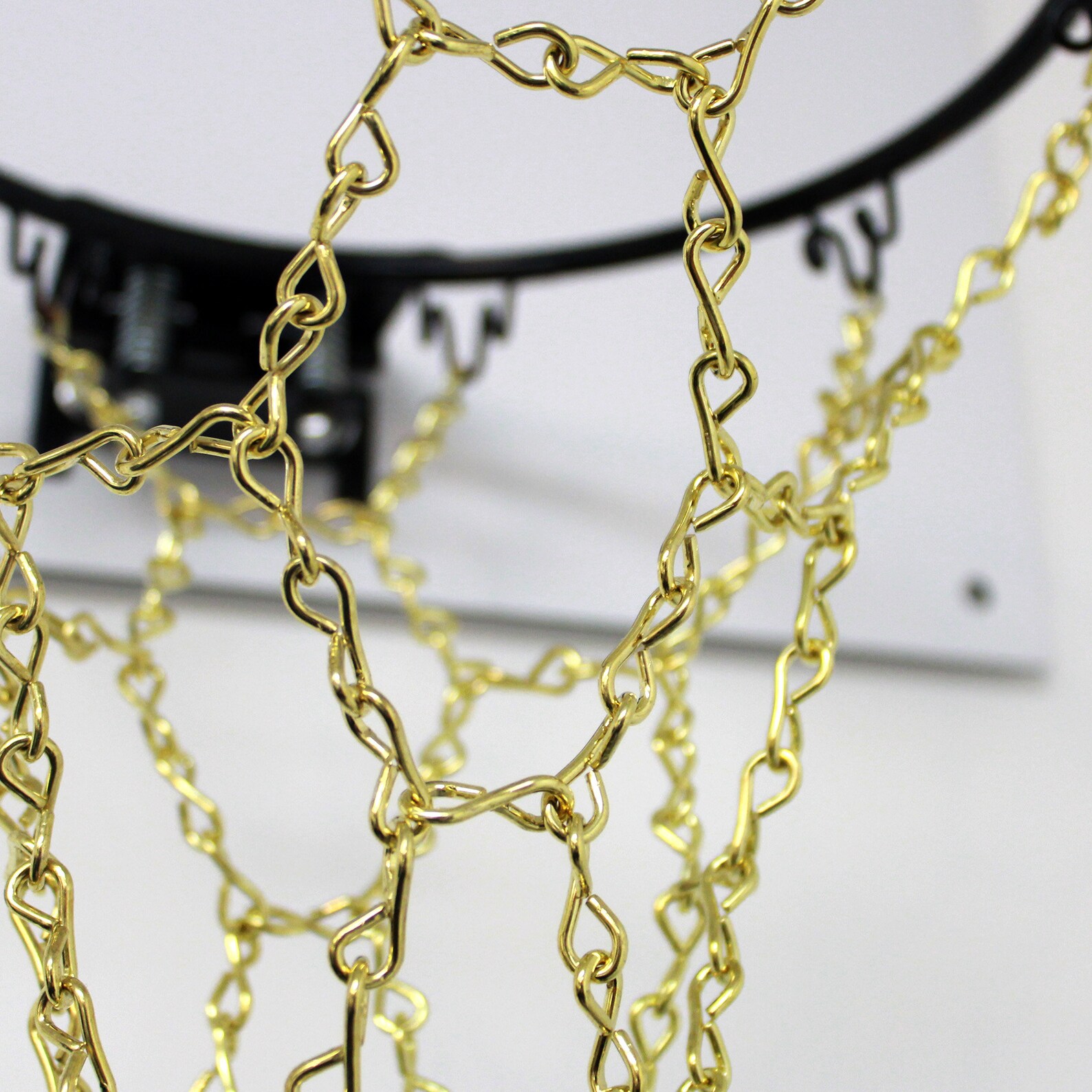8 Hook Gold Chain Net for Mini Basketball Hoop Chain Net ONLY NO HOOP ...