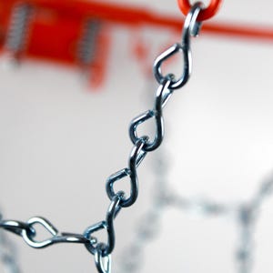 8 Hook Silver Chain Net for Mini Basketball Hoop | Chain Net ONLY; NO ...
