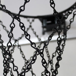 6 Hook Black Chain Net for Mini Basketball Hoop Chain Net ONLY NO HOOP ...