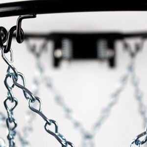 6 Hook Silver Chain Net for Mini Basketball Hoop | Chain Net ONLY; NO ...
