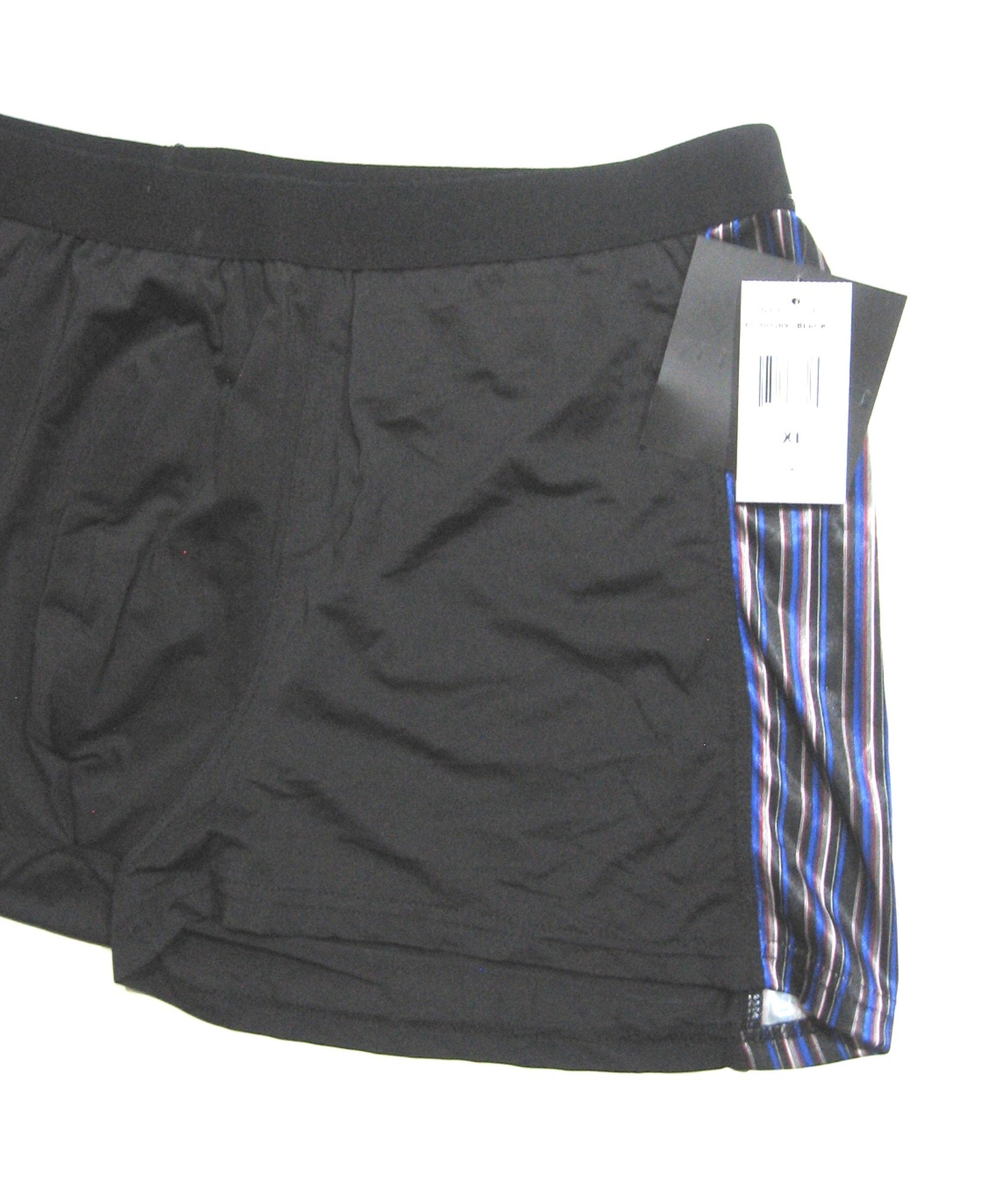 Intimo NEW Men's Side Stripes Logo Waist Contour Black Silky Trunk ...