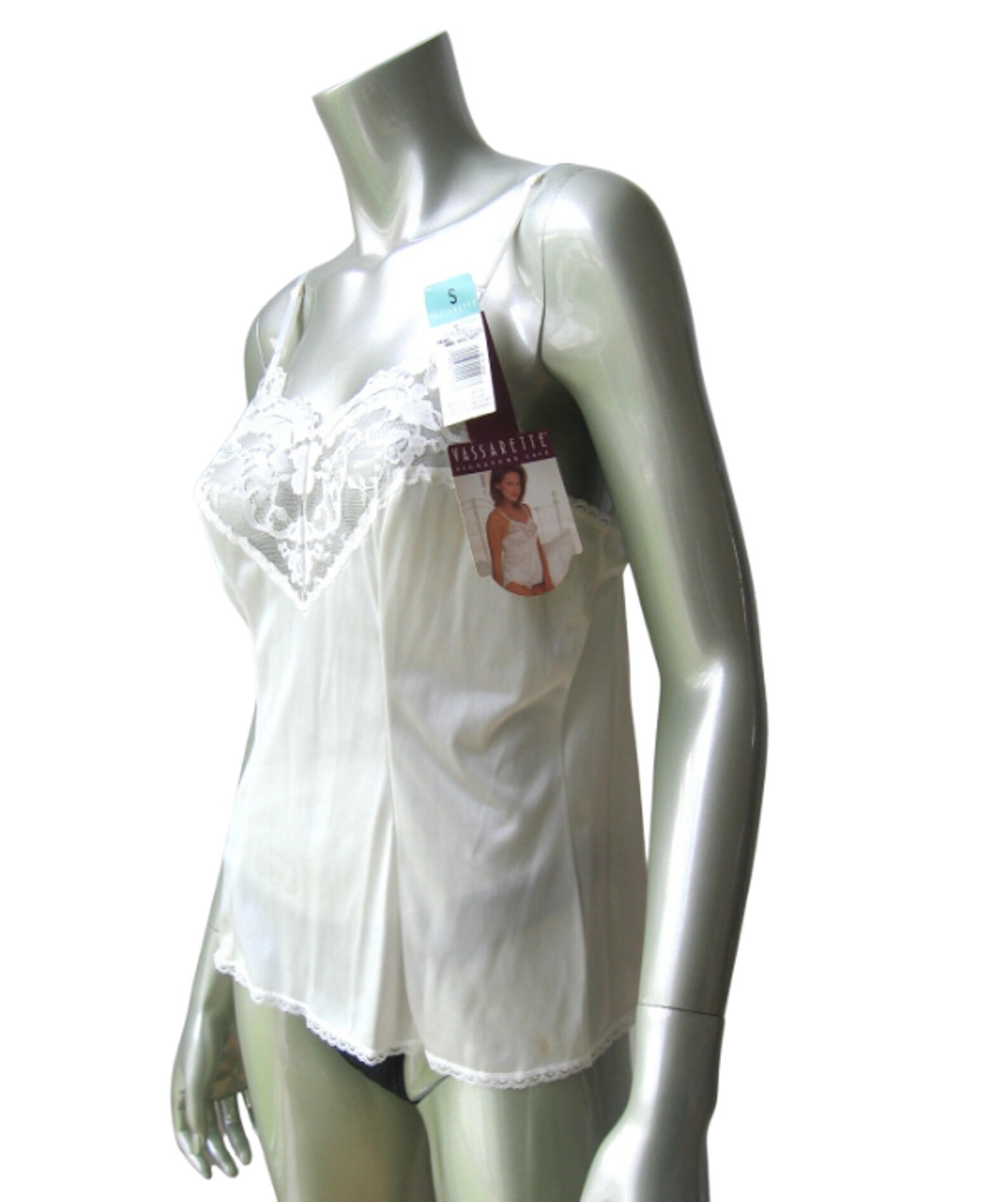 Vintage Vassarette Intimates NEW Women's Signature Lace Pearl Liquid ...