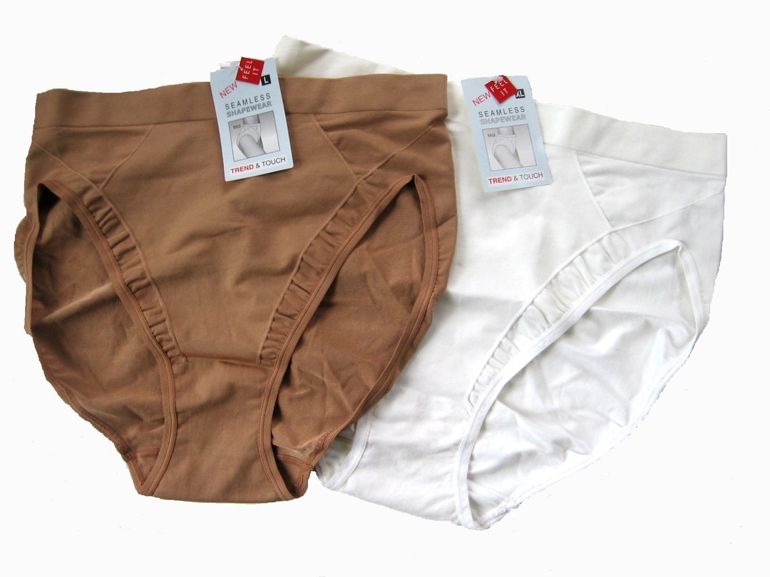 Trend & Touch NEW Shapewear Seamless Knit-in Ruched Back Stretch Soft ...