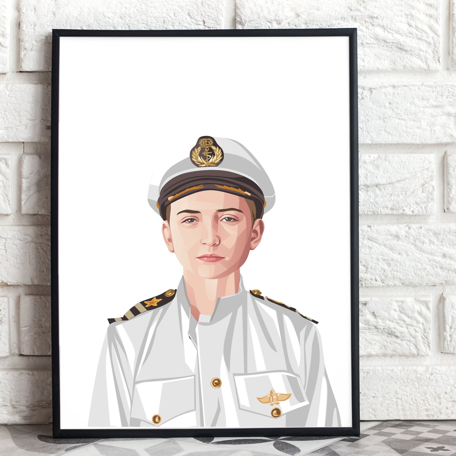 Custom Sea Captain Digital Print Kids Room Decor Yacht - Etsy Canada