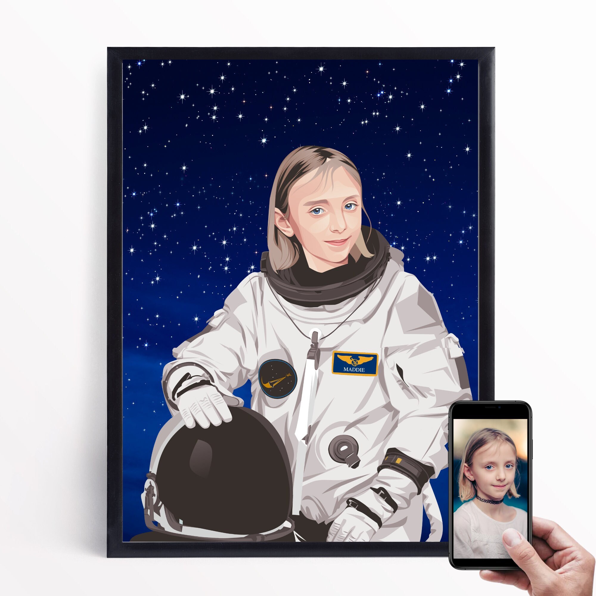 Crazy Astronaut Lady