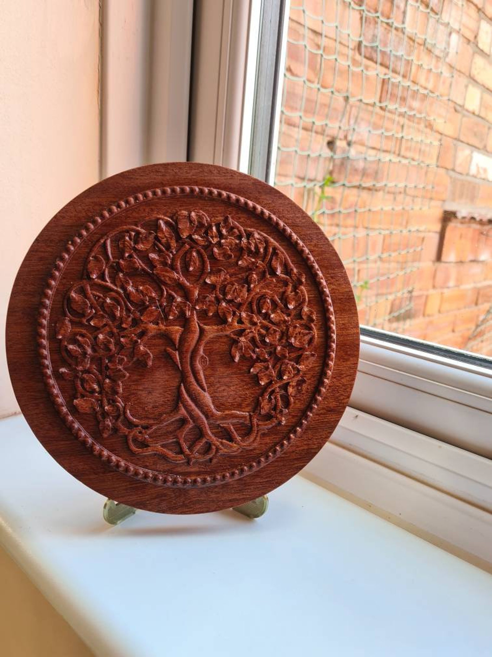 Tree of Life Wiccan Tree of Life Wood Carved Tree of Life - Etsy