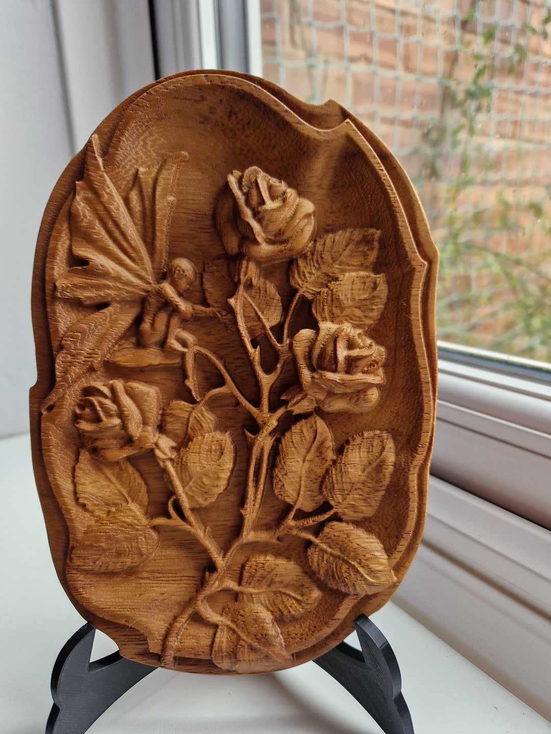 Fairy,fairies,fae,fairy on a Flower,wood Carved Fairy,fairy Keepsake,i ...