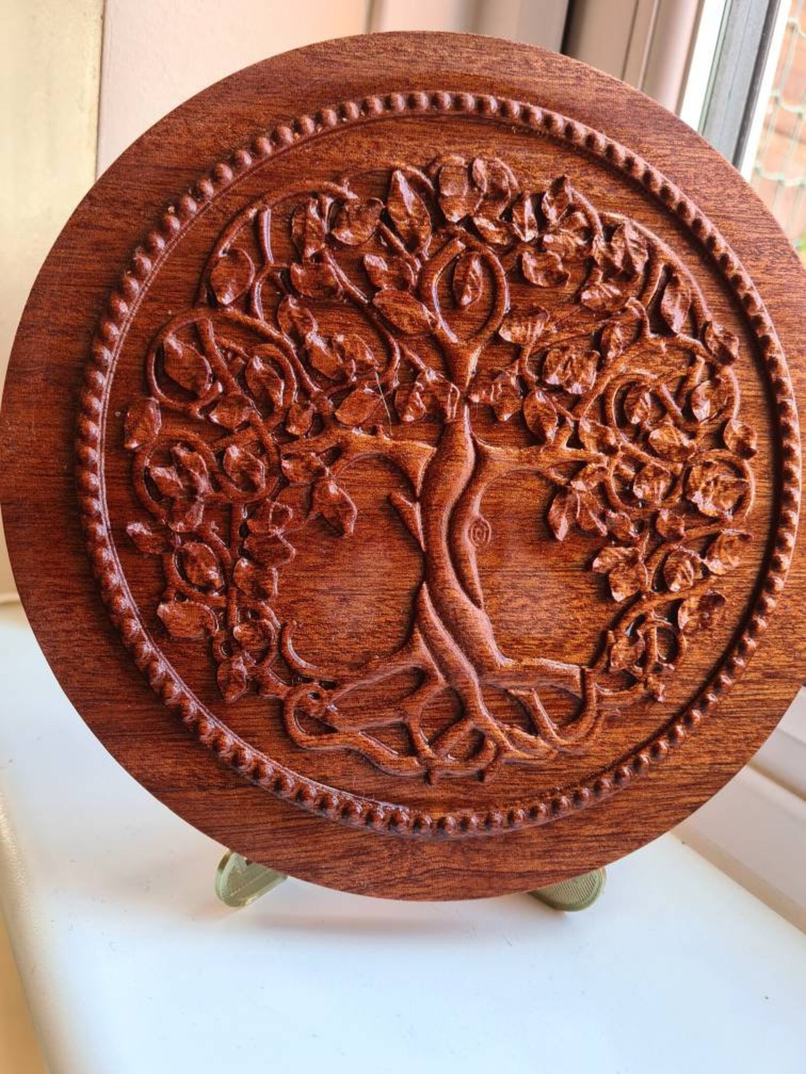 Tree of Life Wiccan Tree of Life Wood Carved Tree of Life - Etsy