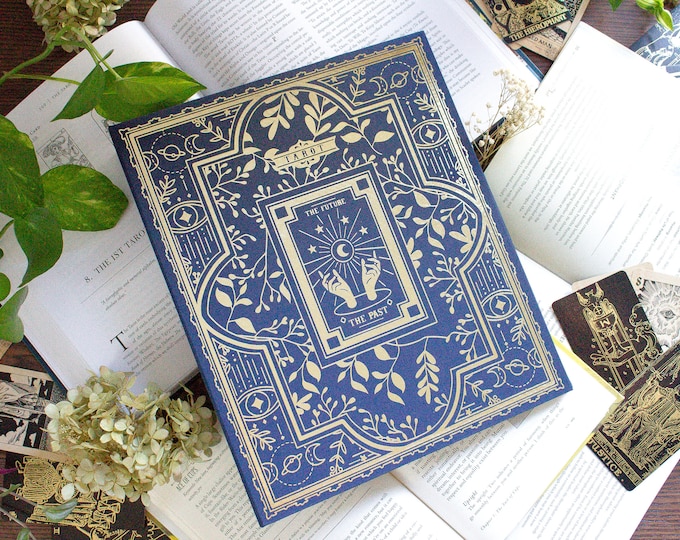 Celestial Print Tarot Sized Card Holder, Dnd Spell Book, 3x5 Index Card ...