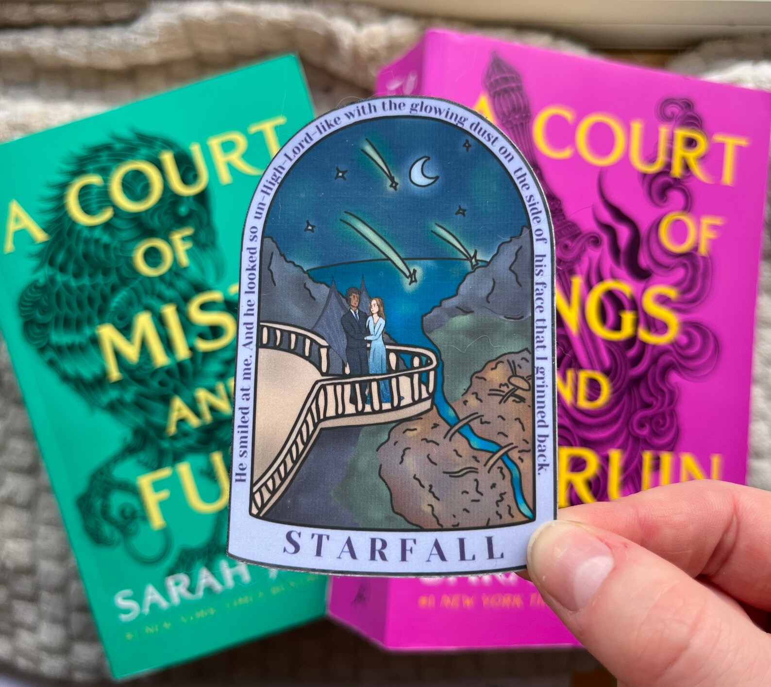 Starfall Sticker ACOTAR SJM Bookish Stickers Book - Etsy