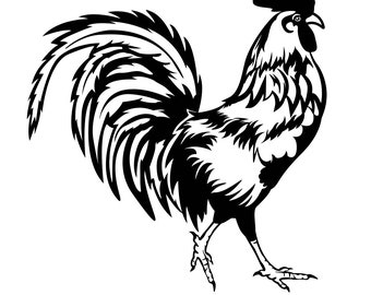 Coq vector svg - Etsy France