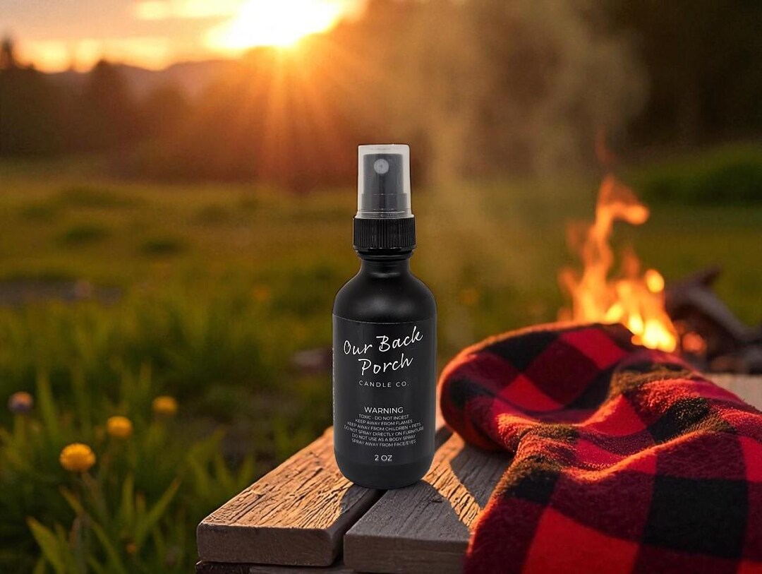 Campfire Cuddles Room Spray - Natural Home Fragrance, Linen Spray ...