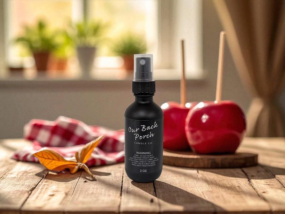 Old-fashioned Candy Apple Room Spray - Natural Home Fragrance, Linen ...