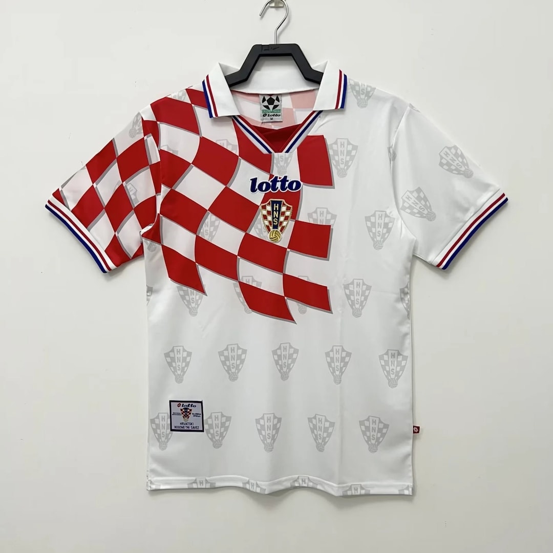 Croatia 1998 Home Retro Kit Football Jersey World Cup France - Etsy