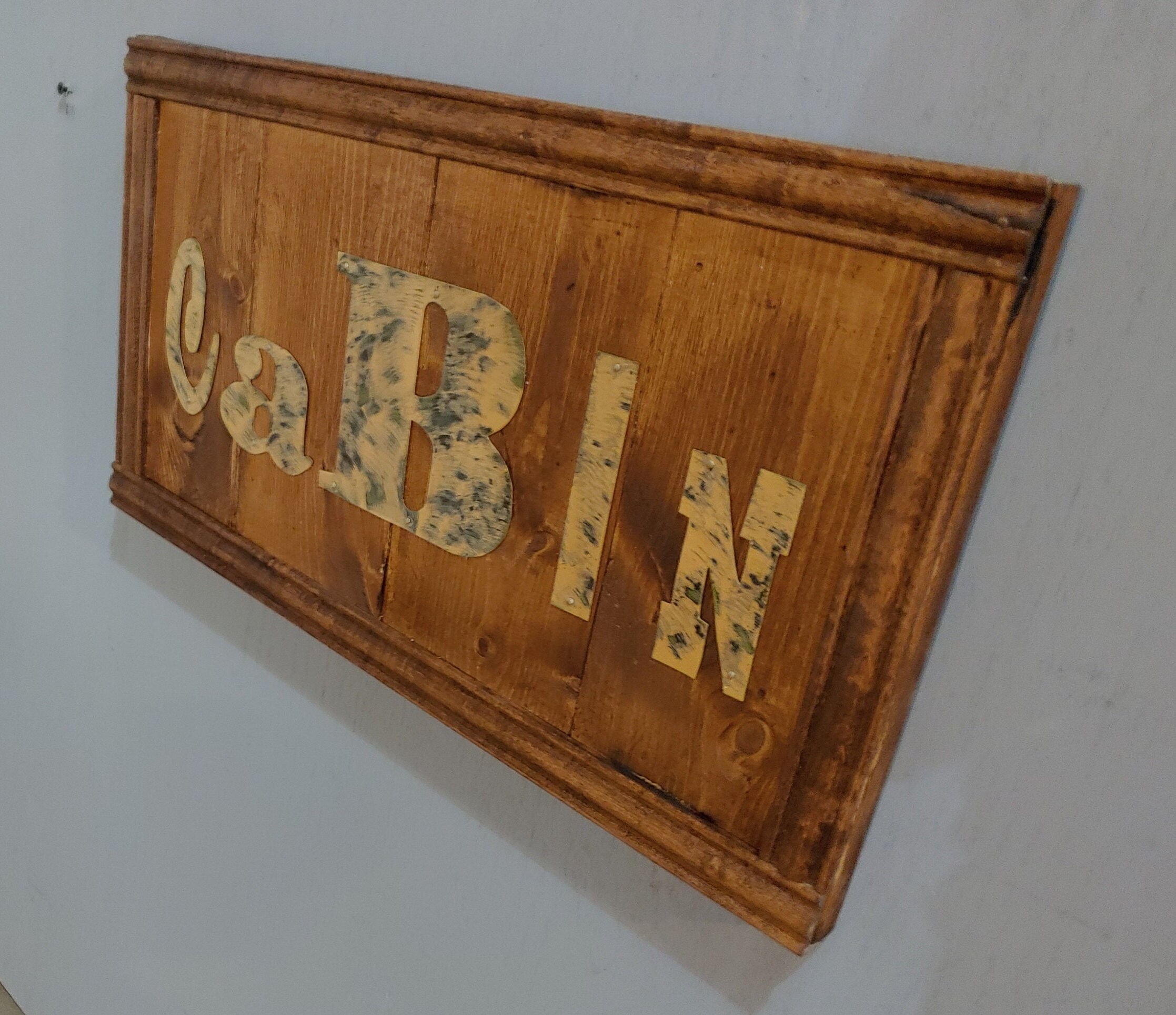 Rustic Mismatched Letters cabin Wall Sign Cabin Cottage Lodge Wall Art ...