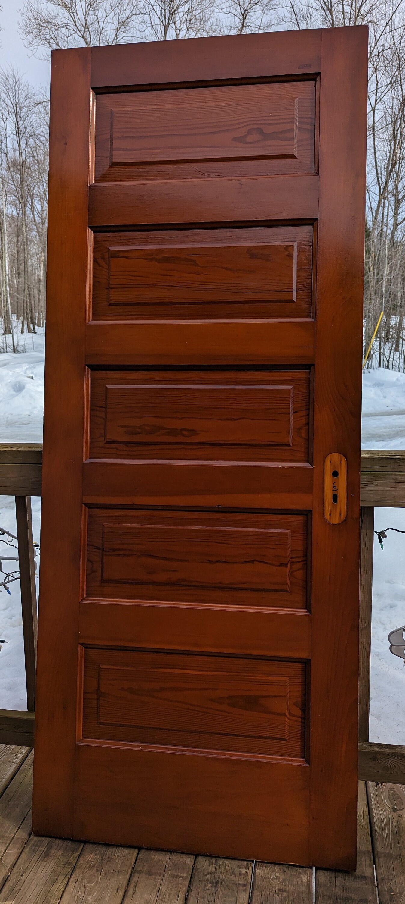 Antique 5 Recessed Panel Wood Interior Door 100 Yr. Old - Etsy