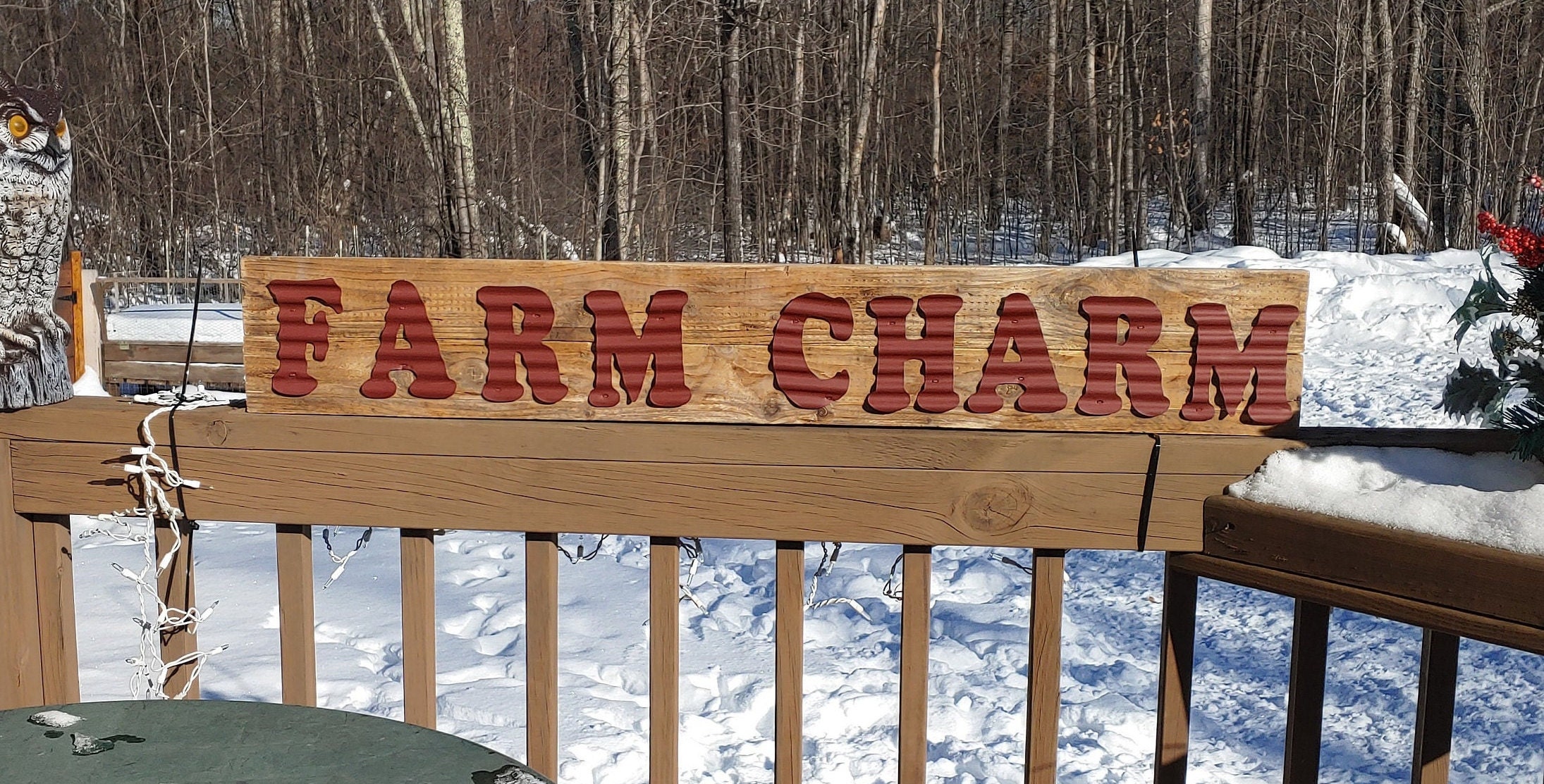 Farm Decor farm Charm Farmhouse Country Reclaimed Wood Barnyard ...