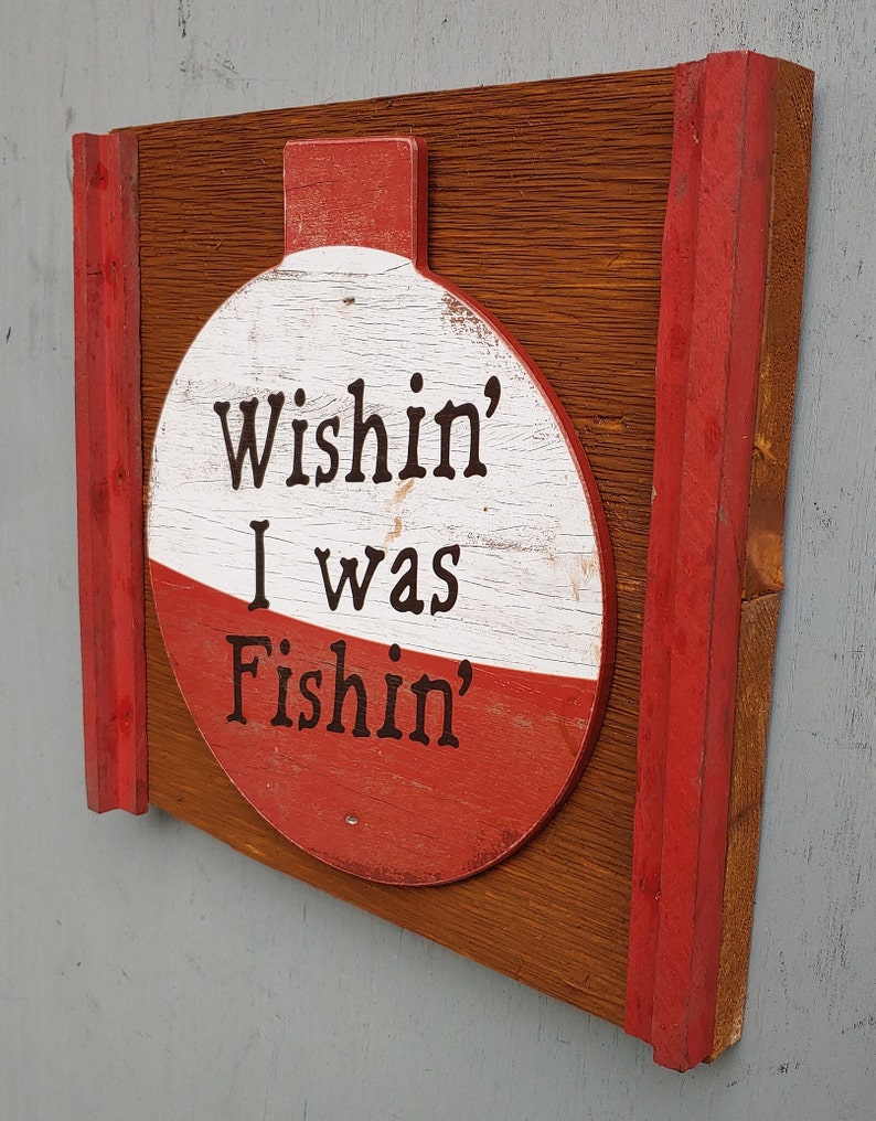 Rustic Fishing Bobber Lake Pond Boat Bait Fish Angling River - Etsy