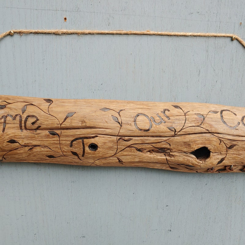 Wood Burned Sign - Etsy