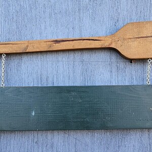 Canoe and Paddle Wall Hanging "welcome to the Lake" Cabin Cottage Lodge ...