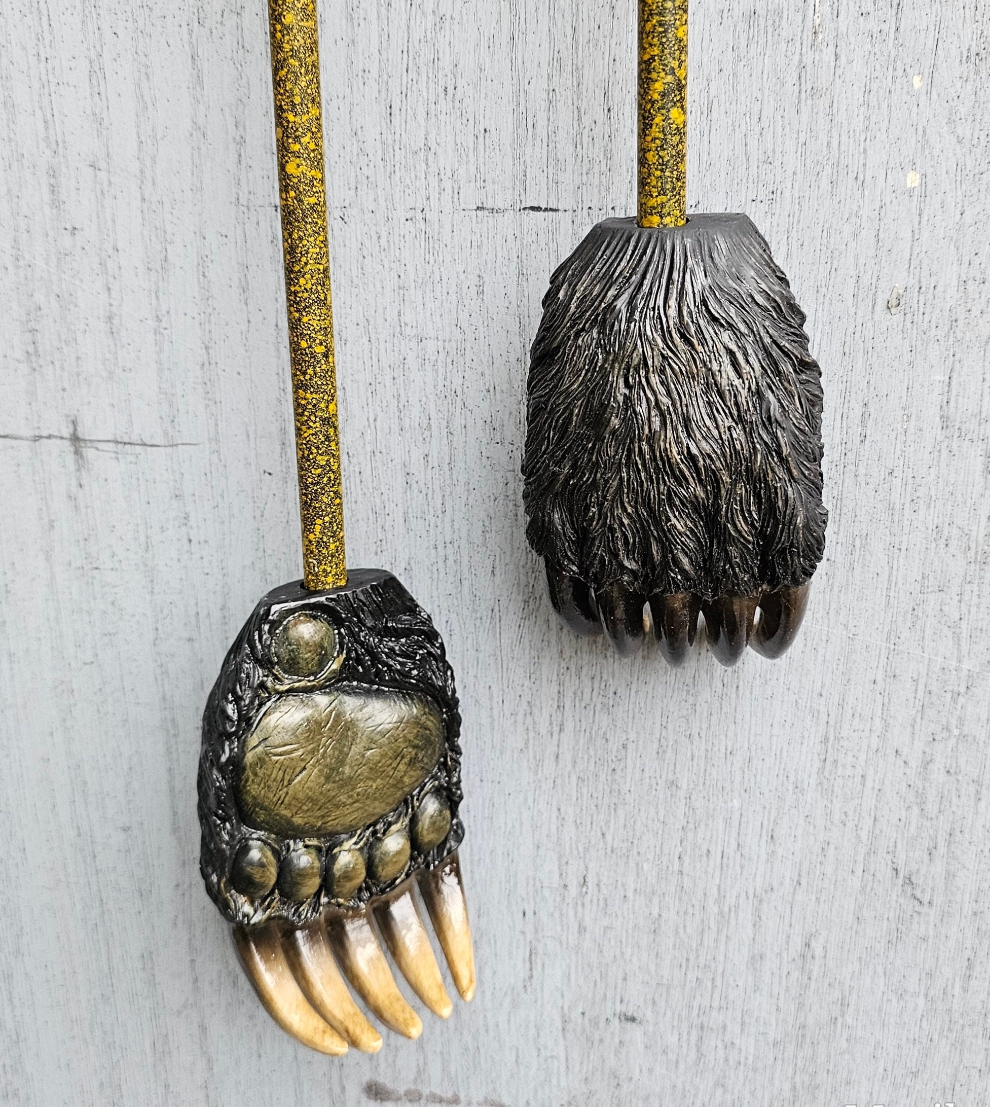 Bear Claw Back Scratcher Itching Heavy Duty Leather Strap ~ 1332 - Etsy
