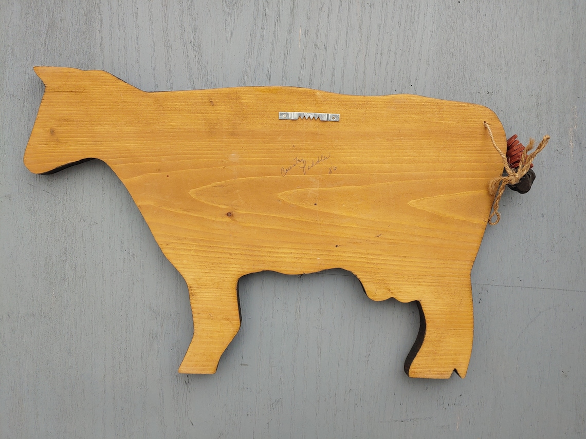 Checkerboard Cow Silhouette Farm Farmhouse Dairy Barn Rustic - Etsy