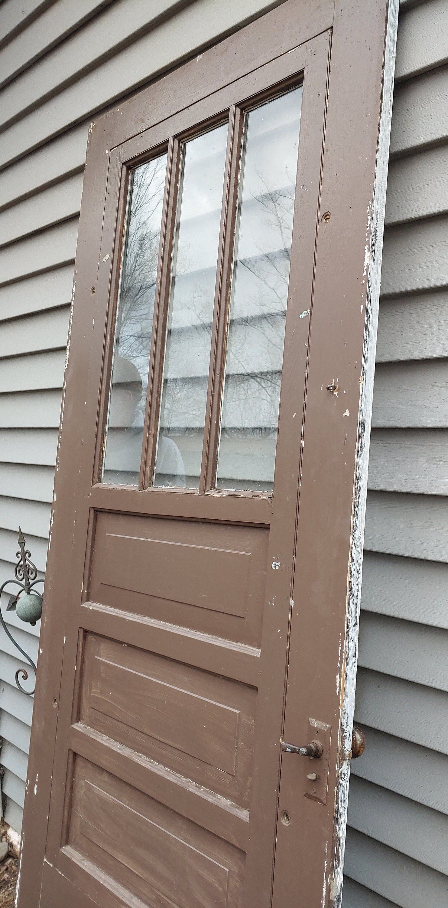 Wood Exterior 4 Panel Storm Door Antique Original 1920's - Etsy