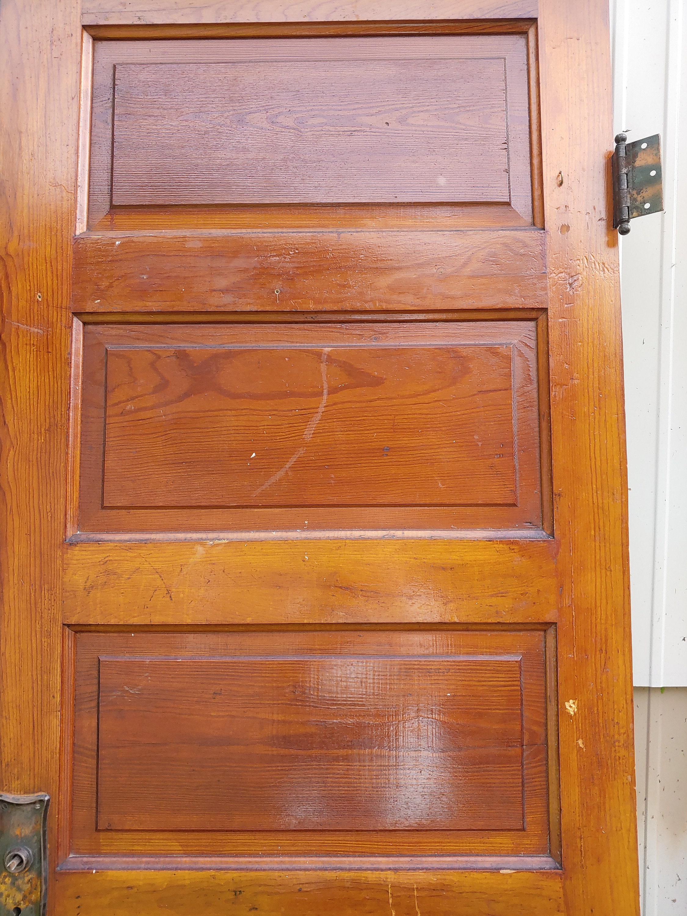 Vintage 5 Panel Interior Door Bronze Hardware Restoration - Etsy