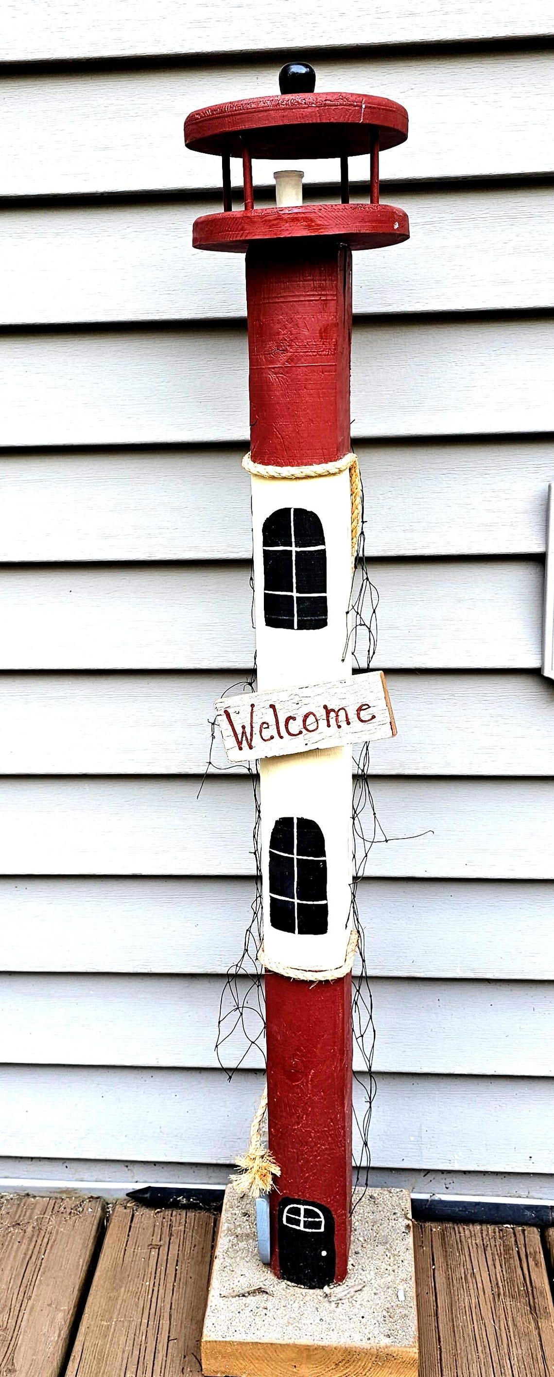 Vintage Wood Welcome Lighthouse Lake Ocean Seaside Pier 1294 - Etsy