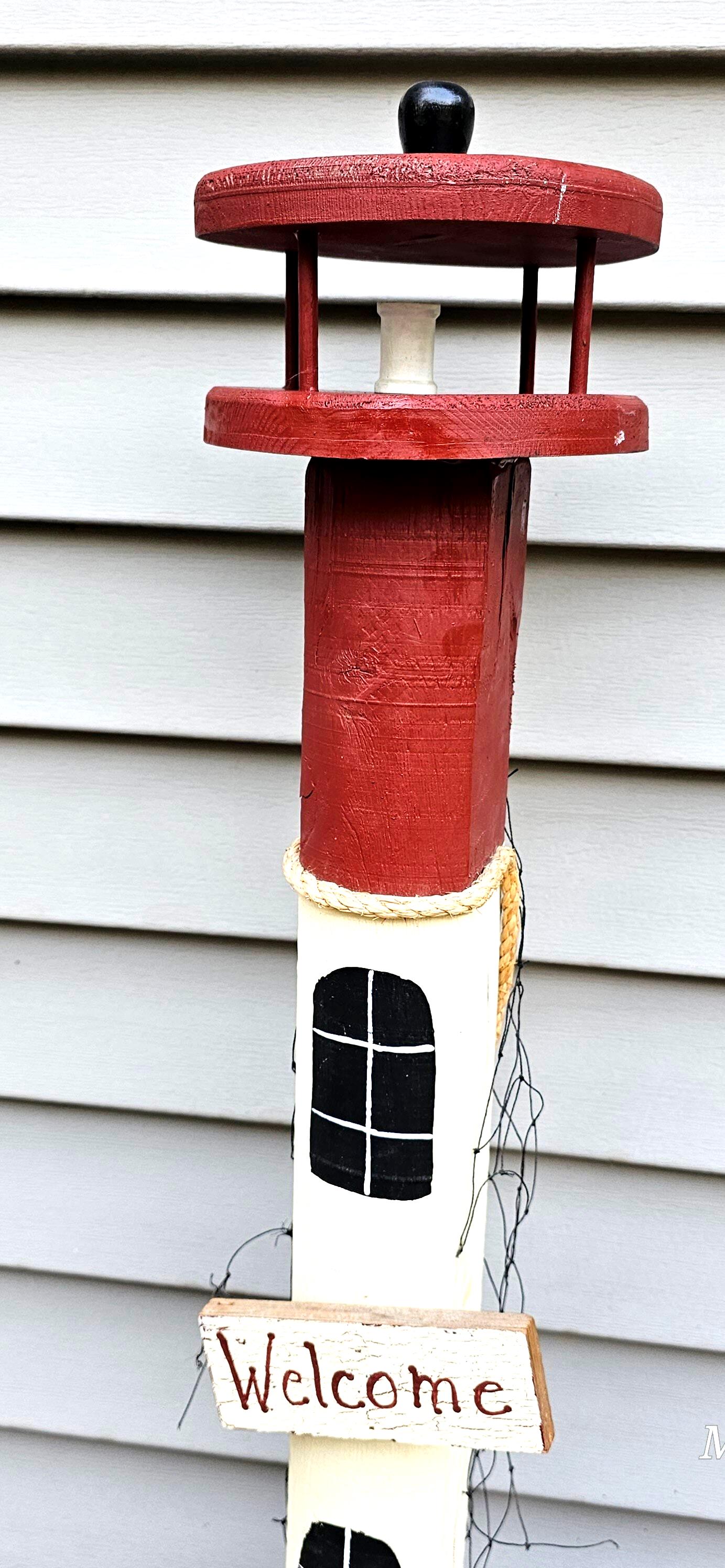 Vintage Wood Welcome Lighthouse Lake Ocean Seaside Pier 1294 - Etsy