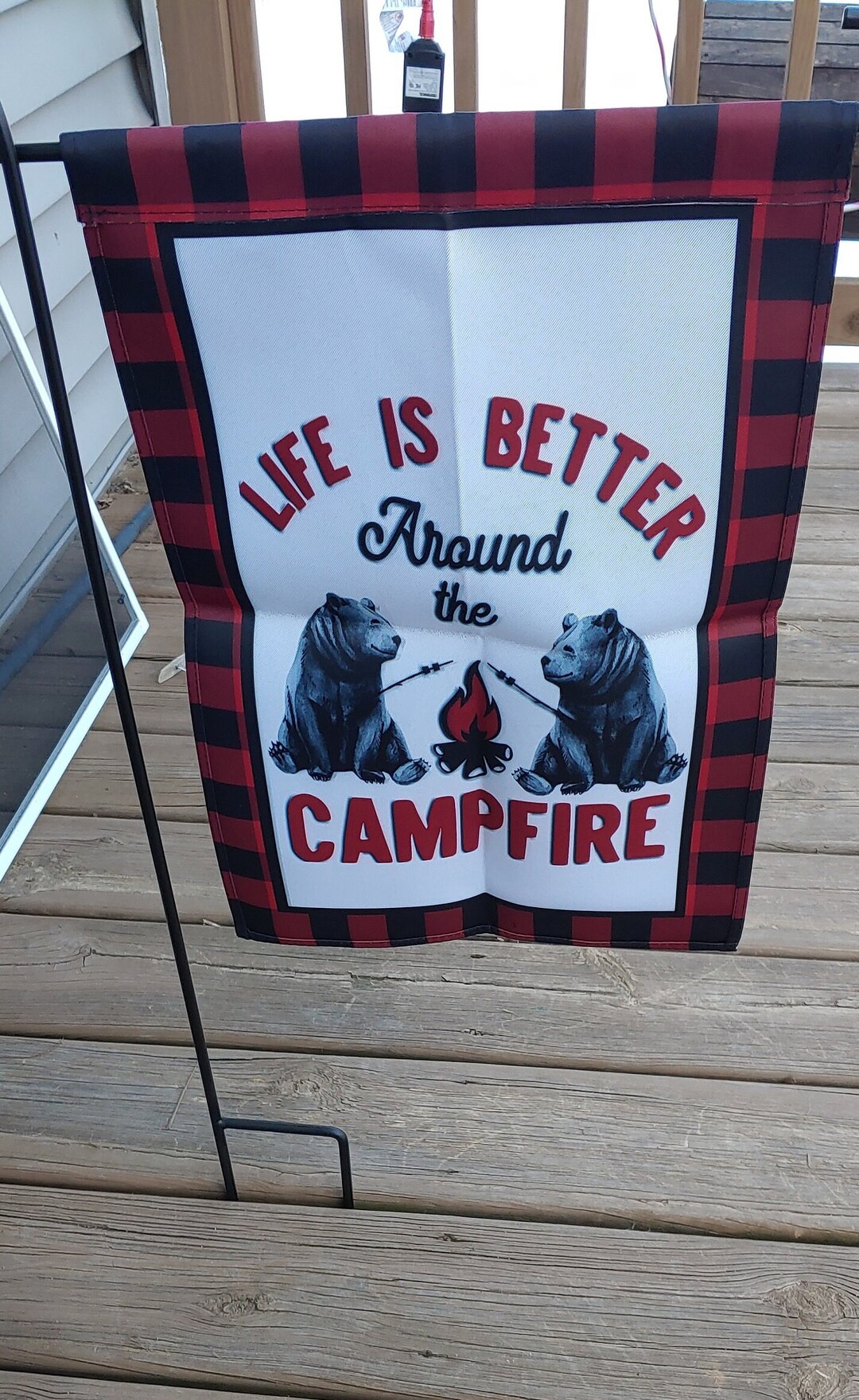 Outdoor Garden Roadside Flags Camping 'life is Better Around the ...
