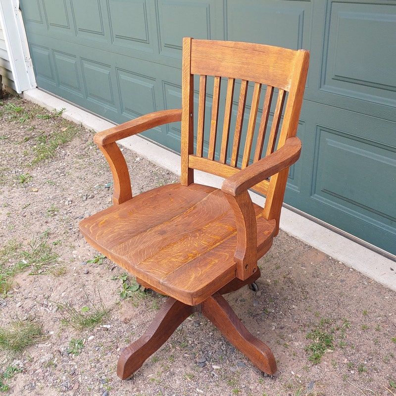 Bankers Chair - Etsy