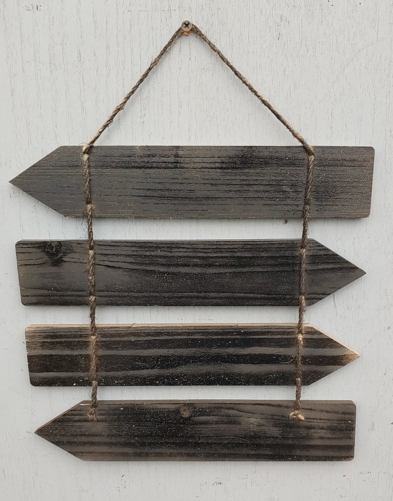 Rustic Farm Wood Sign Arrows Barn Pasture Outhouse Farmhouse Outdoors ...