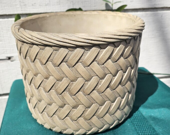 Basket Weave Planter Better Homes and Gardens Baked Clay Pot Looks Like ...
