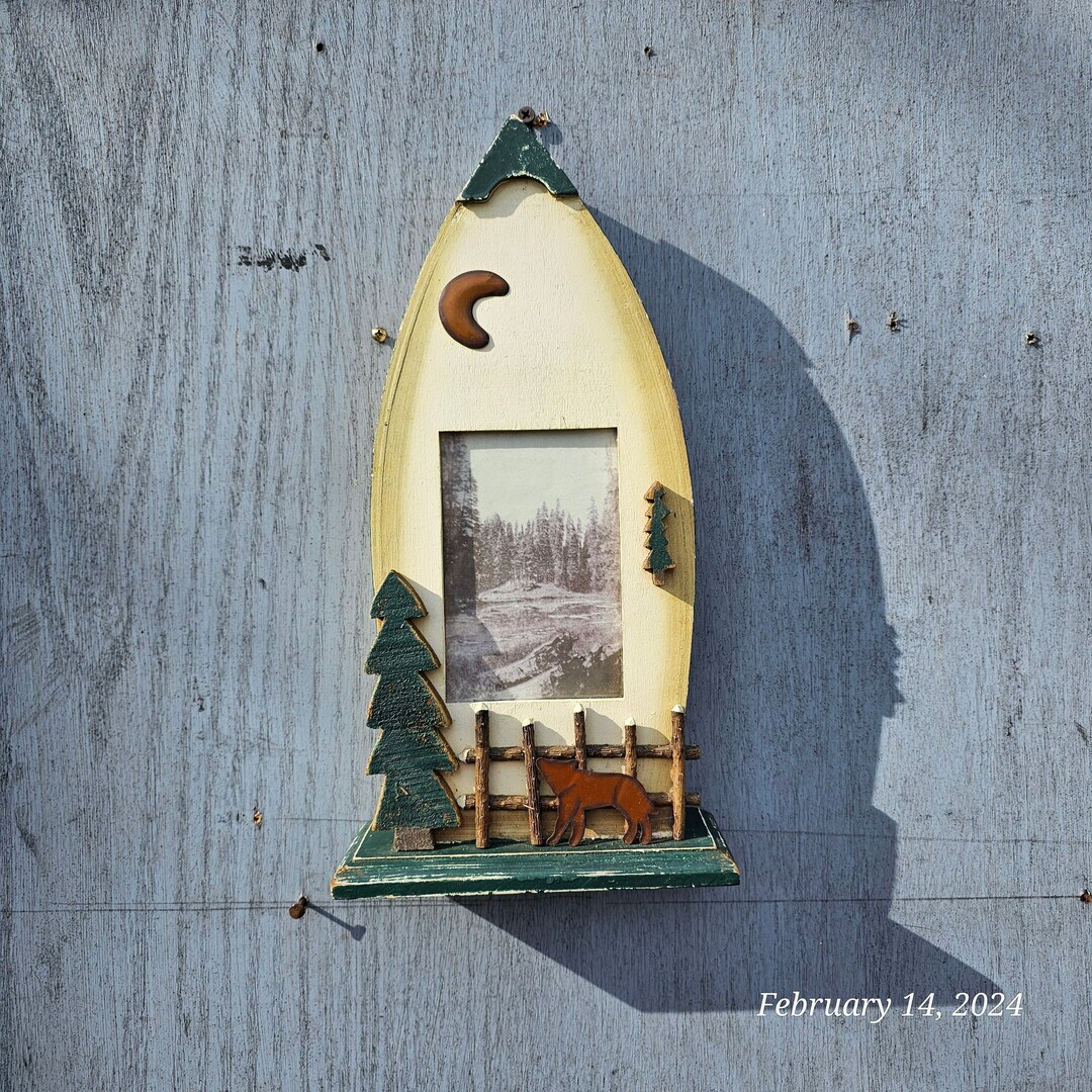 Vintage Boat Picture Frame Wall Hanging Fishing Photos Boating Lakeside ...