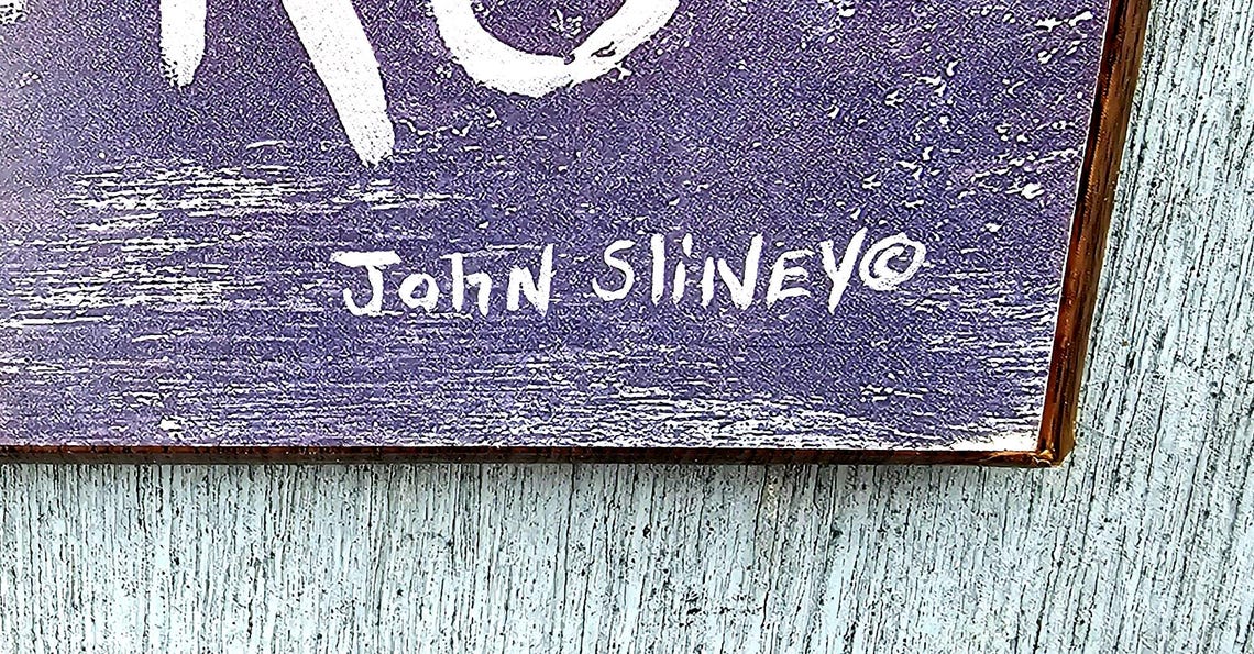 Vintage John Sliney Painting Print: Barn Schoolhouse "always Give ...